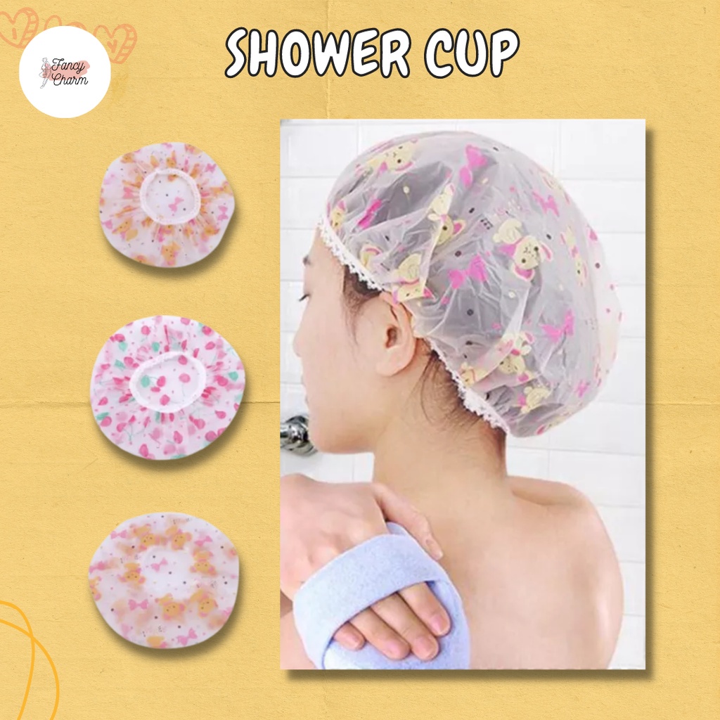 Jual Shower Cap | Topi Mandi | Pelindung Rambut | Penutup Kepala ...