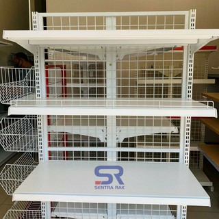 Jual Stopper Rak Minimarket Supermarket untuk rak 90 cm - Putih ...