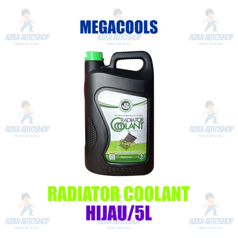 Jual Megacools Air Radiator Coolant Hijau - 5 Liter Indonesia|Shopee ...