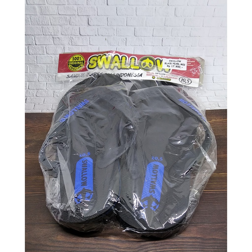 SENDAL JEPIT SWALLOW NOMER 10.5 / 40 SANDAL JEPIT KARET SWALLOW ...