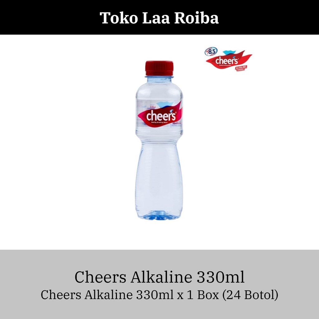 Jual Air Mineral Cheers Alkaline 330ml x 1 Box (24 Botol) | Shopee ...