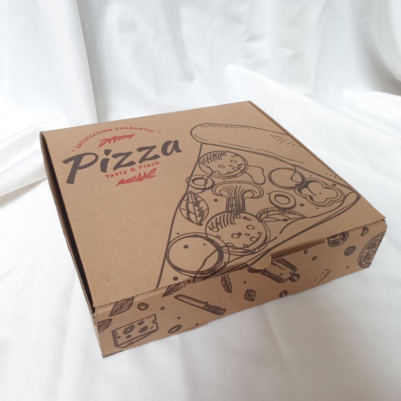 Jual Pizza Box Pizza Slice Ukuran 20x20x4.5 | Shopee Indonesia