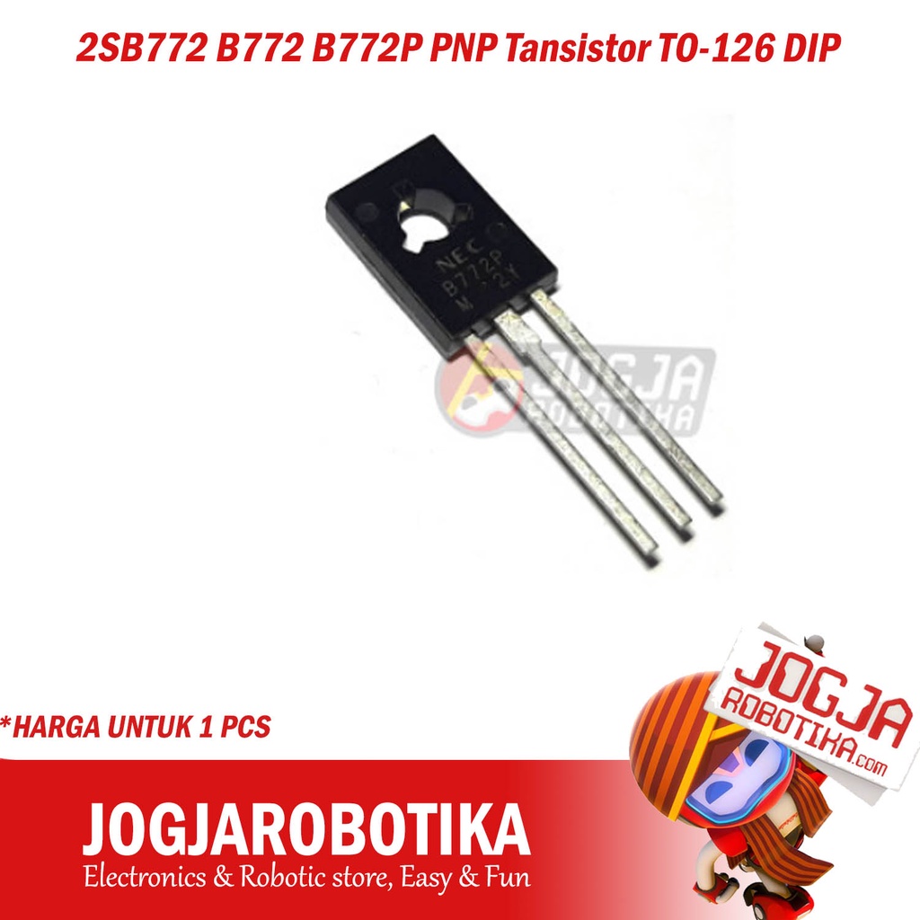 Jual 2SB772 B772 B772P PNP Tansistor TO-126 DIP | Shopee Indonesia