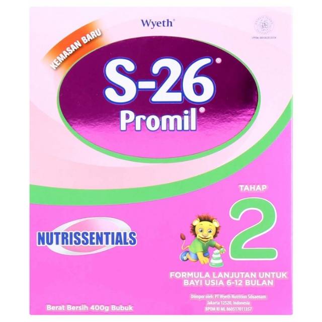 Jual S-26 PROMIL 2 POUCH 400 GR | Shopee Indonesia