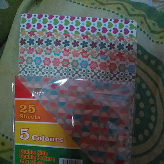 Kertas Lipat - Kertas Origami Gasta Motif 14 x 14 - Paper Craft ...