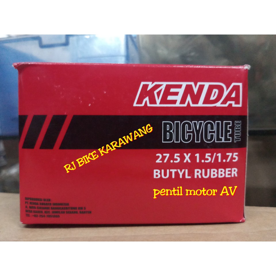 Jual Ban Dalam Kenda 27.5 X 1.5 - 1.75 Schrader AV Pentil Motor 48mm | Shopee Indonesia