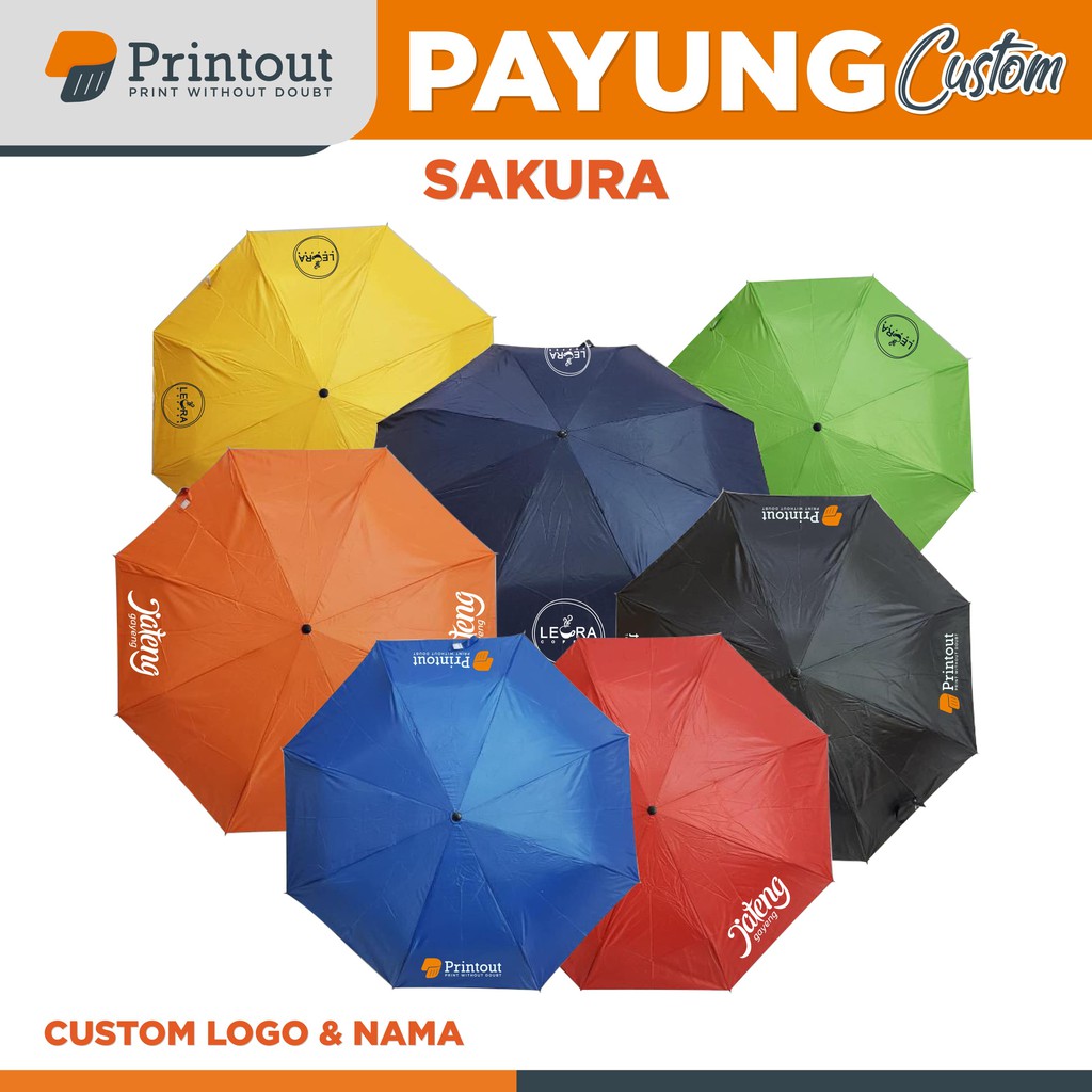 Jual PAYUNG LIPAT | LIPAT 3 |PAYUNG SAKURA | Shopee Indonesia
