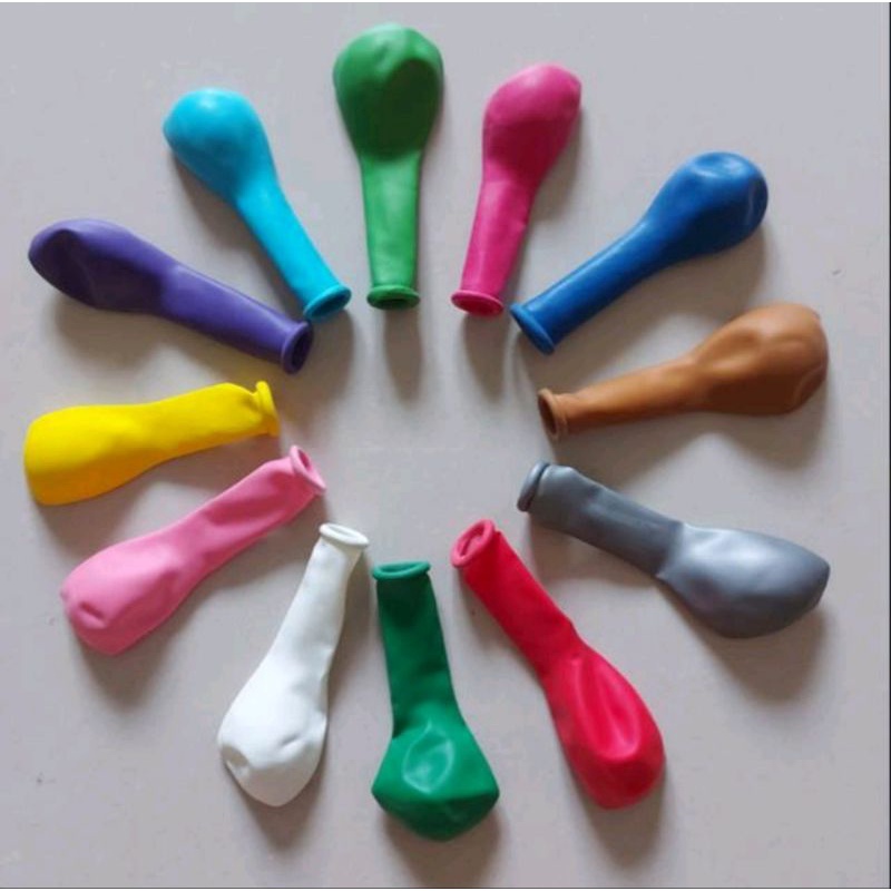 Jual Balon latex doff kecil 5 inch / balon doff/ balon latex doff/balon ...