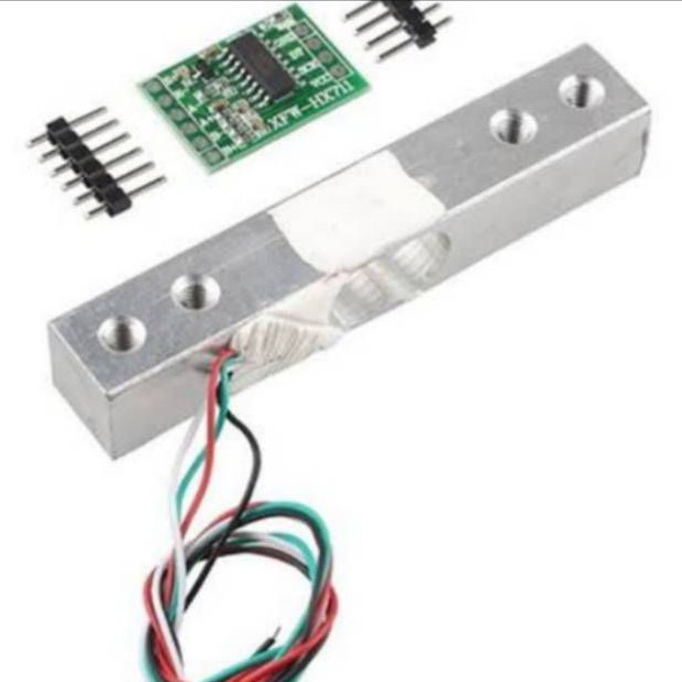 HX711 + Load Cell 10 kg - Loadcell 10kg - Sensor Berat YZC131 ARDUINO ...