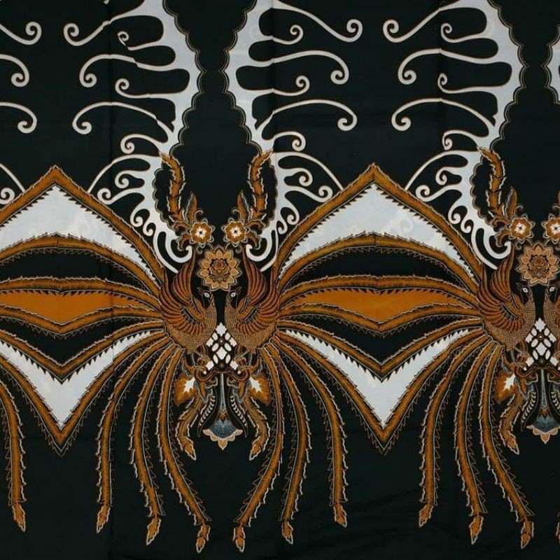 Jual Kain batik solo parang merak coklat | Shopee Indonesia