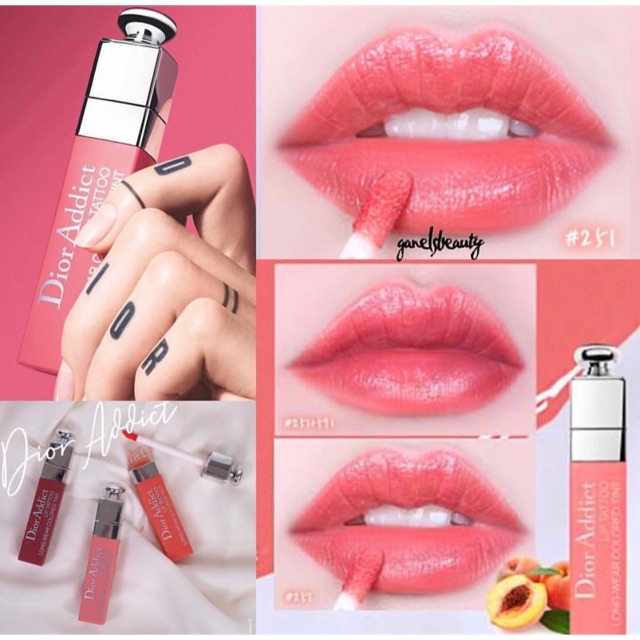 Son Dior Addict Lip Tattoo 251 Natural Peach Son Tint, 54% OFF