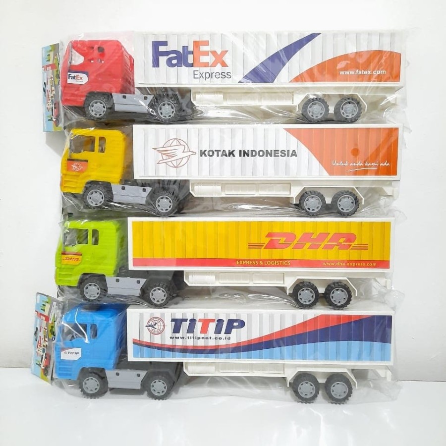 Jual Mainan mobil truk tanki kontainer - mobil-mobilan truck trailer ...