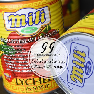 Jual MILI LECI Kaleng 565 Gram Buah LYCHEES LYCHEE LECY IN SYRUP DALAM ...