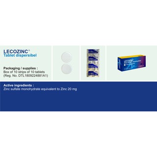Jual Lecozinc Lecozink Zinc Zink Syrup 60 ml | Shopee Indonesia