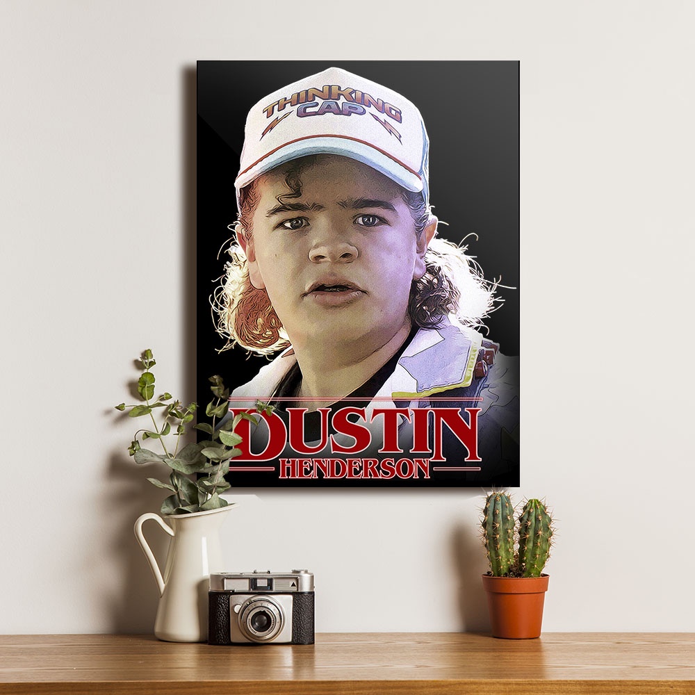 Jual Stranger Things Dustin Henderson Poster Kayu Dekorasi Hiasan ...