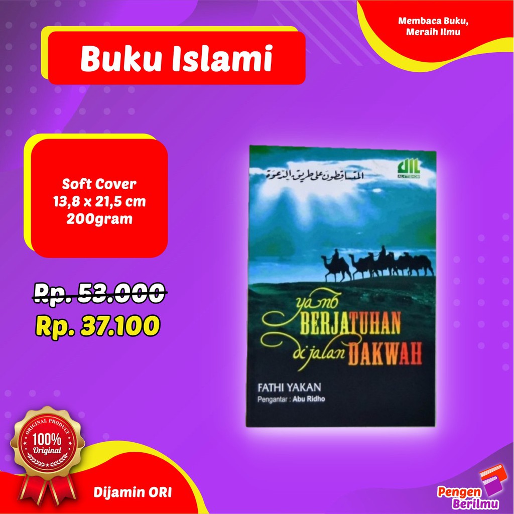 Jual Buku Yang Berjatuhan Di Jalan Dakwah | Buku Inspiratif Islami ...