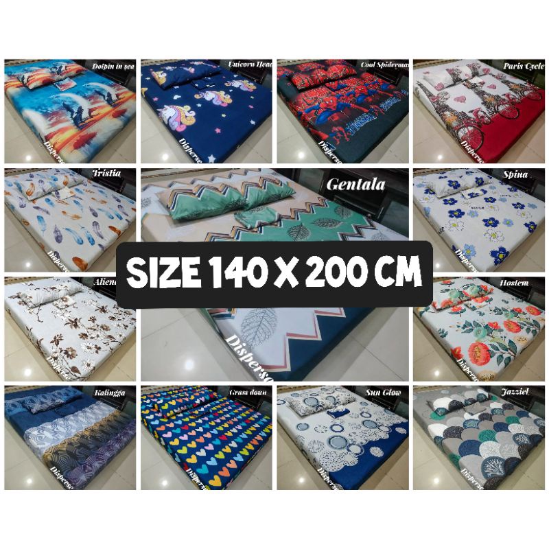 Jual SPREI UKURAN 140X200 SEPREI ABSTRAK BUNGA KARAKTER MOTIF SEPEREI ...