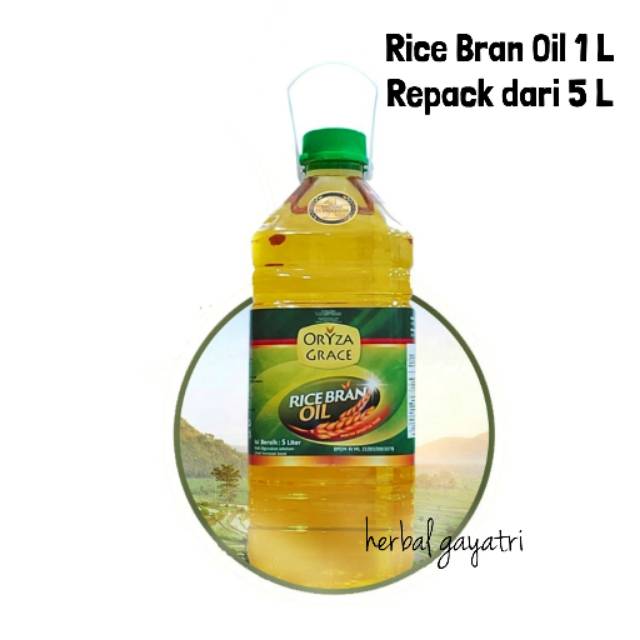 Jual Rice Bran Oil 1 Liter (Repack dari Oryza Grace 5 L) | Shopee Indonesia