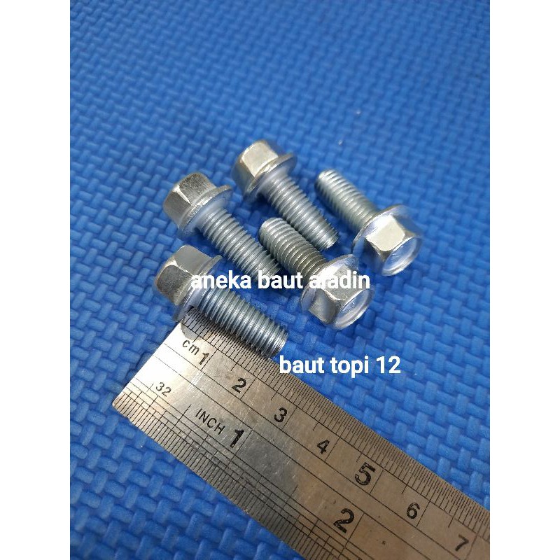 Jual baut topi 12. 2cm. isi 5pcs | Shopee Indonesia