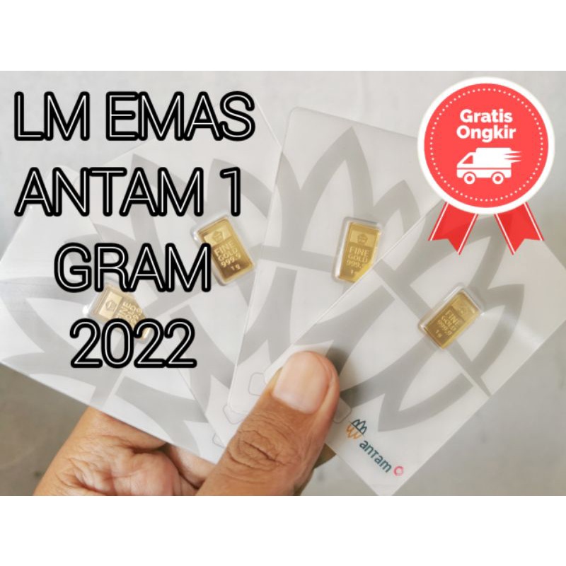 Jual Emas Antam 1gr 1 gram Logam Mulia red mark | Shopee Indonesia
