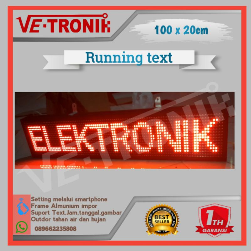 Jual Running text merah outdoor | Shopee Indonesia