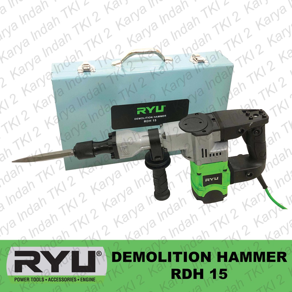 Jual Mesin Bor Bobok Tembok RYU RDH15 Jack Hammer Demolition Concrete ...