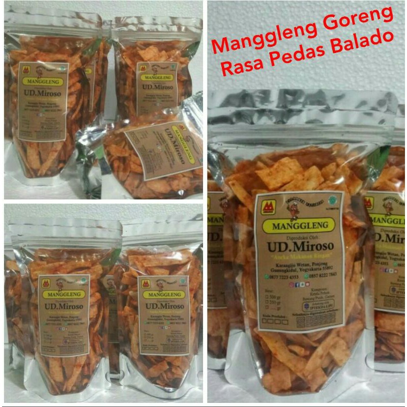 Jual manggleng/balung kethek/krecek singkong goreng balodo UD Miroso GK ...
