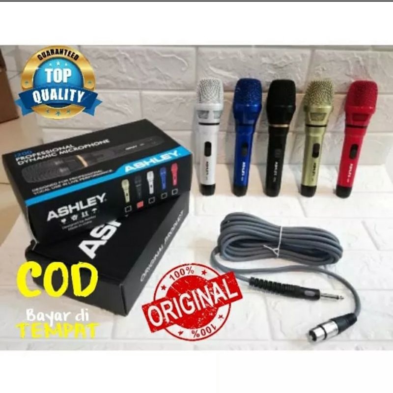 Jual MIC KABEL ASHLEY I200 I 200 ORIGINAL FREE KABEL 5 METER | Shopee ...