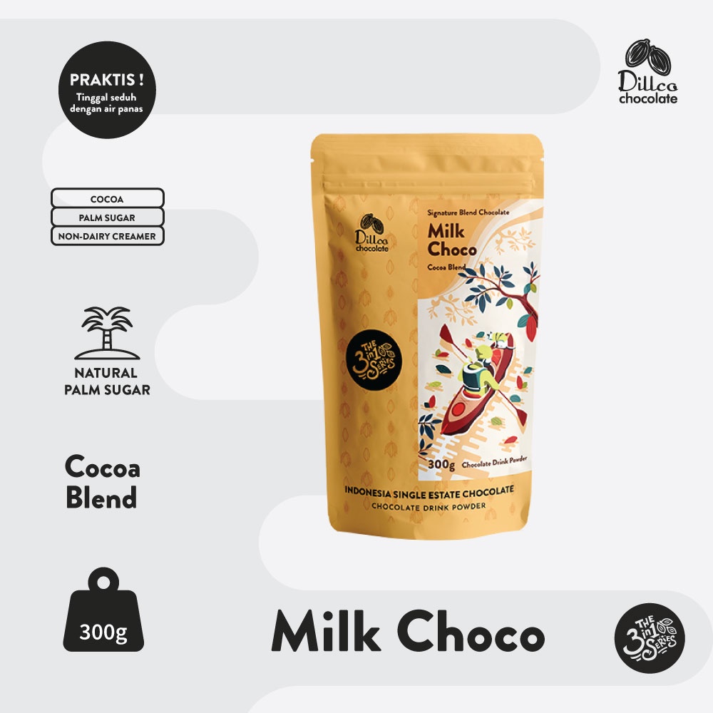Jual DILLCO CHOCOLATE - Milk Chocolate 3in1 Series ( Cokelat Seduh ...