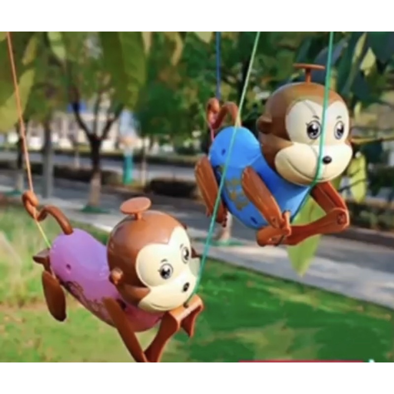 Jual mainan monyet gantung tali pink dan biru | Shopee Indonesia