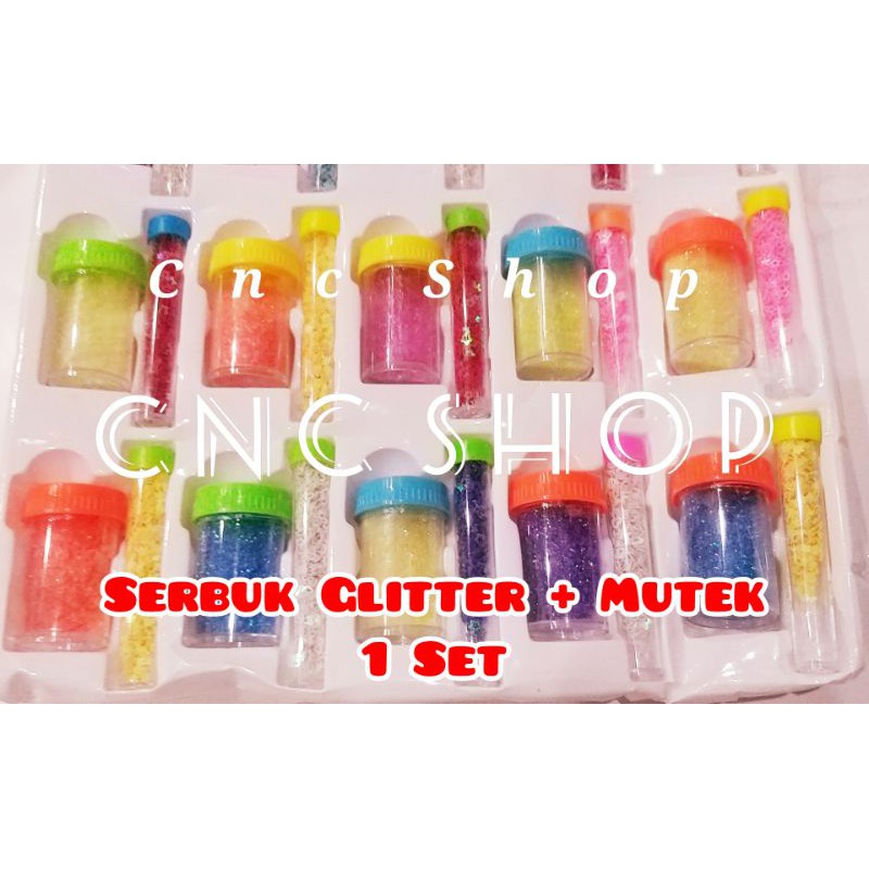 Jual Serbuk Glitter Warna Tube+ Motek Tube Mainan Kreasi Anak DIY ...