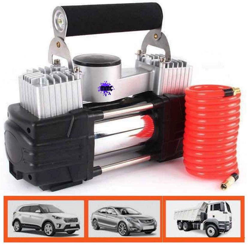 Jual Portable kompressor 2 silinder Compressor Double Cylinder ban ...