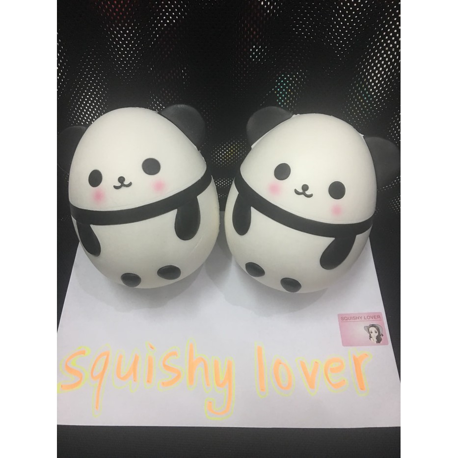 Jual squishy panda egg/squishy panda bulat telur super jumbo | Shopee Indonesia