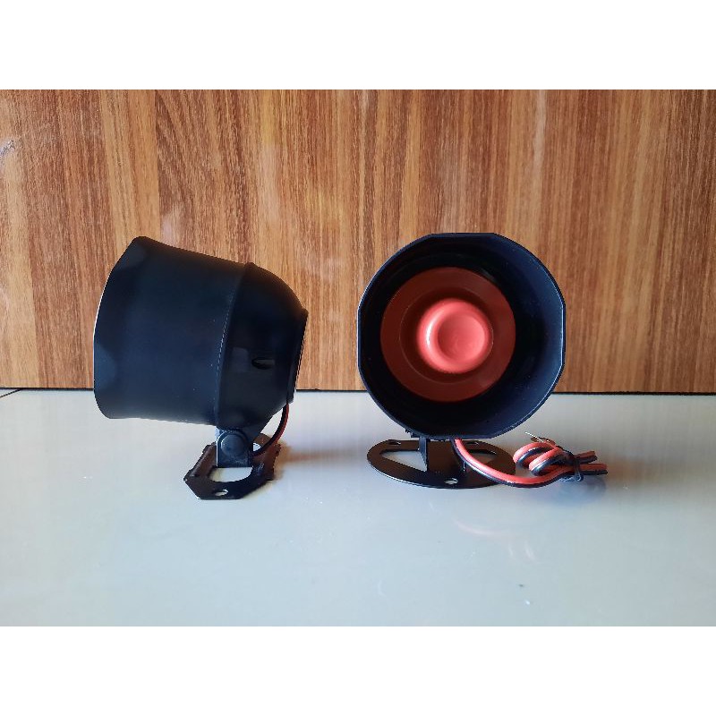 Jual Toa Alarm Mobil Bulat Merah Universal | Shopee Indonesia