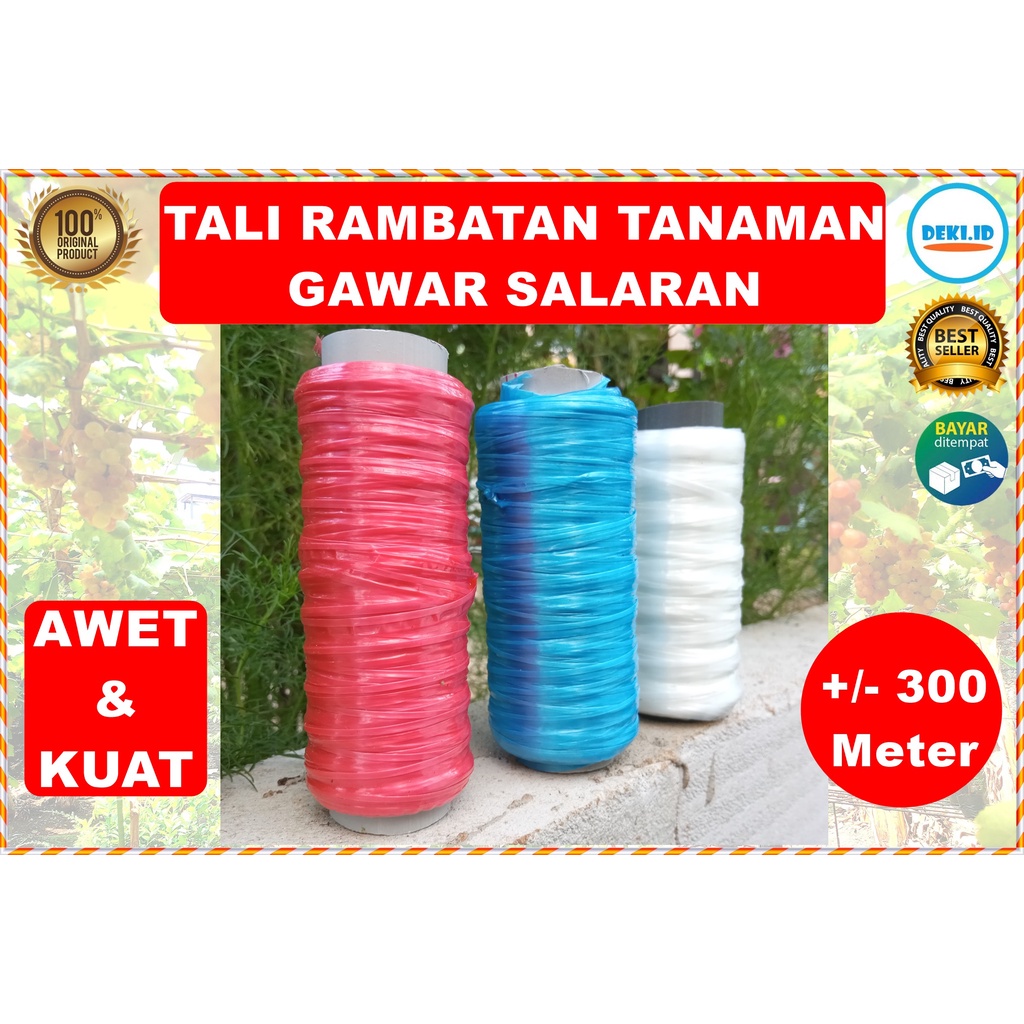 Jual Tali Rambatan Tanaman Pertanian Gawar Plastik Salaran Lanjaran ...