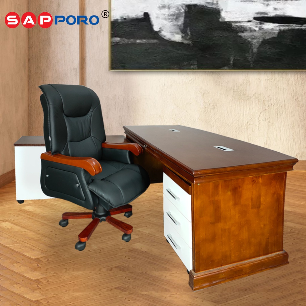 Jual SAPPORO KORDOBA - Set Meja Direktur | Director Set Desk | Shopee ...