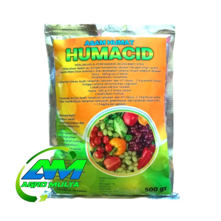 Jual ASAM HUMAT 500 gr HUMACID HUMIC ACID UNTUK TANAMAN | Shopee Indonesia
