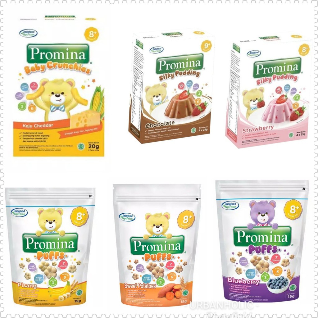 Jual BISKUIT BAYI PROMINA BABY CRUNCHIES KEJU PUFF PUDDING BAYI MAKANAN ...