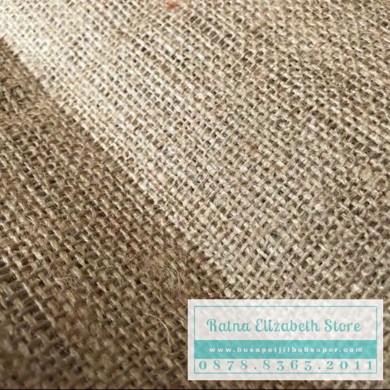 Jual Kain Goni Baru Obras Pinggir berbagai ukuran Hessian Kain Rami ...