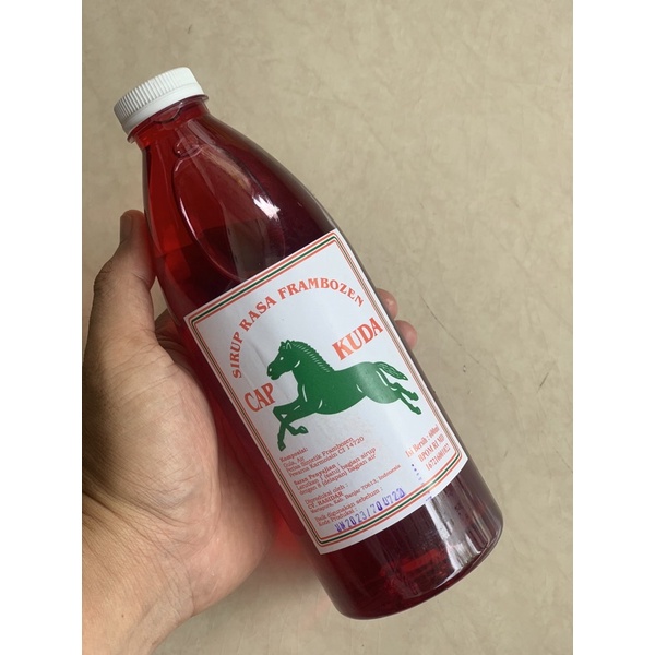 Jual Sirup Martapura Asli Rasa Frambozen Cap Kuda 600ml Oleh-Oleh Khas ...