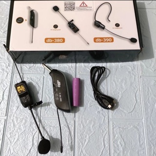 Jual Mic Wireless Jepit Baju Clip On Cepit DBQ DB-380 Original DB380 DB ...