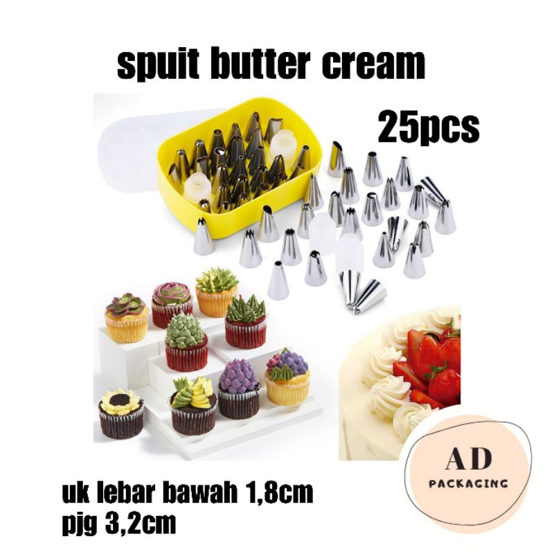 Jual spuit box 25pc / spuit bunga/ spuit cream / spuit butter cream ...
