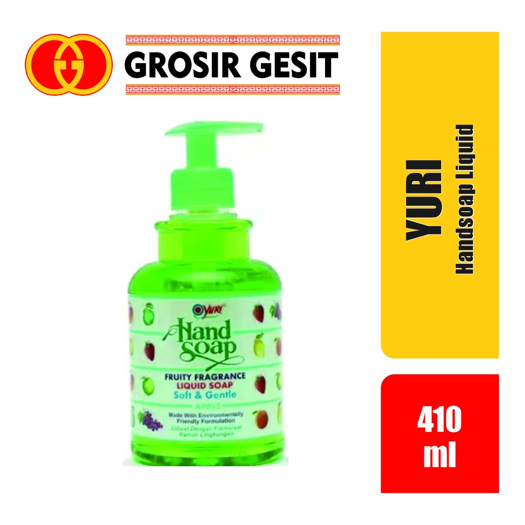 Jual Yuri Hand Soap Liquid Antibacterial Pump 410ML | Shopee Indonesia