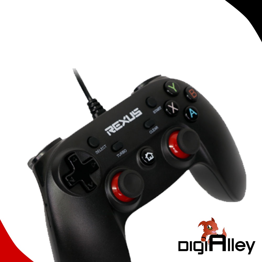 Jual Rexus Gaming Gamepad GX1 Easy Handle Android PC PS3 Turbo Original ...