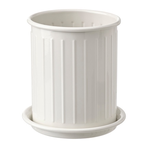 Jual Tempat Sendok Garpu/Wadah Sendok Garpu/Utensil Putih IKEA | Shopee ...