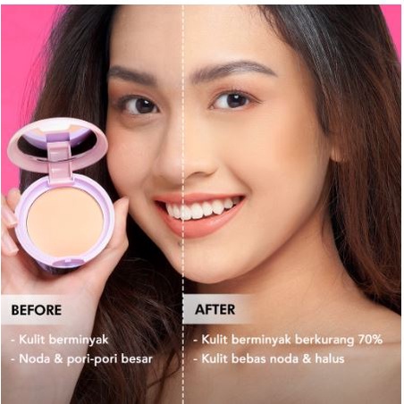 Jual DAZZLE ME Muse Pressed Foundation | Long Lasting Filter Like ...