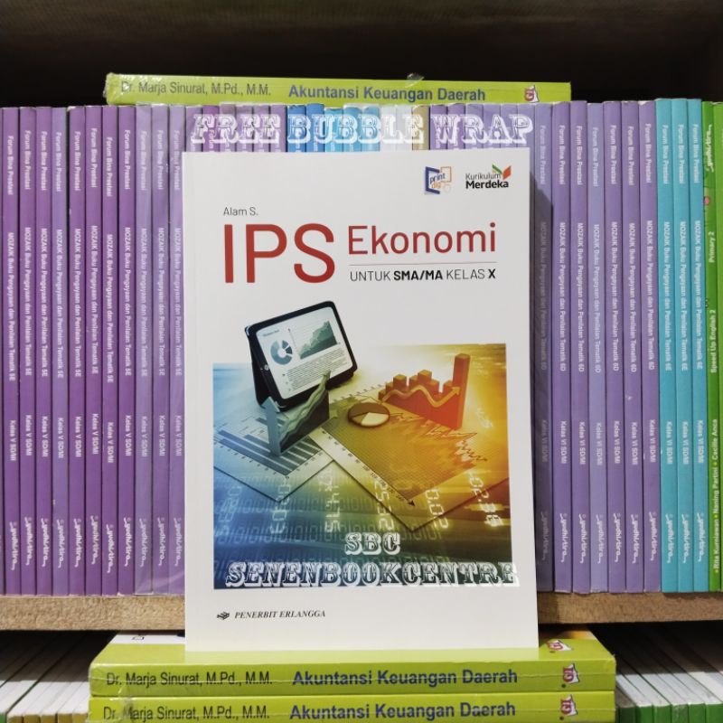 Jual Buku IPS Ekonomi Kelas 1/X 10 SMA Erlangga Kurikulum Merdeka | Shopee Indonesia