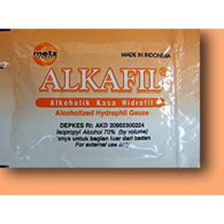 Jual Kain Kasa Steril Alkohol Alkafil | Shopee Indonesia
