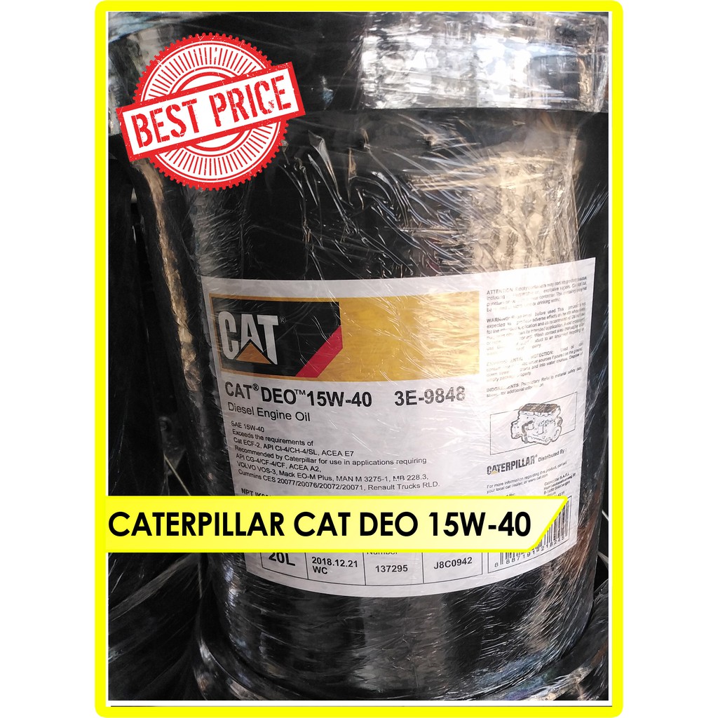Jual CATERPILLAR CAT DEO 15W-40 ( OLI MESIN DIESEL ) | Shopee Indonesia
