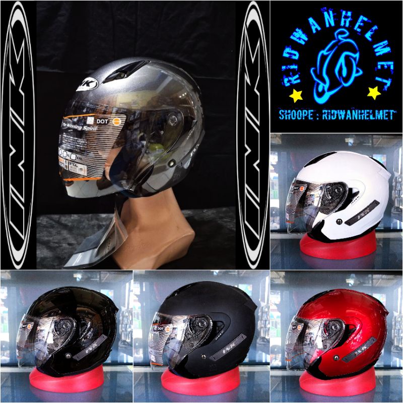 Jual Helm Original INK Metro 2 Solid Double Visor Size M - L - XL ...
